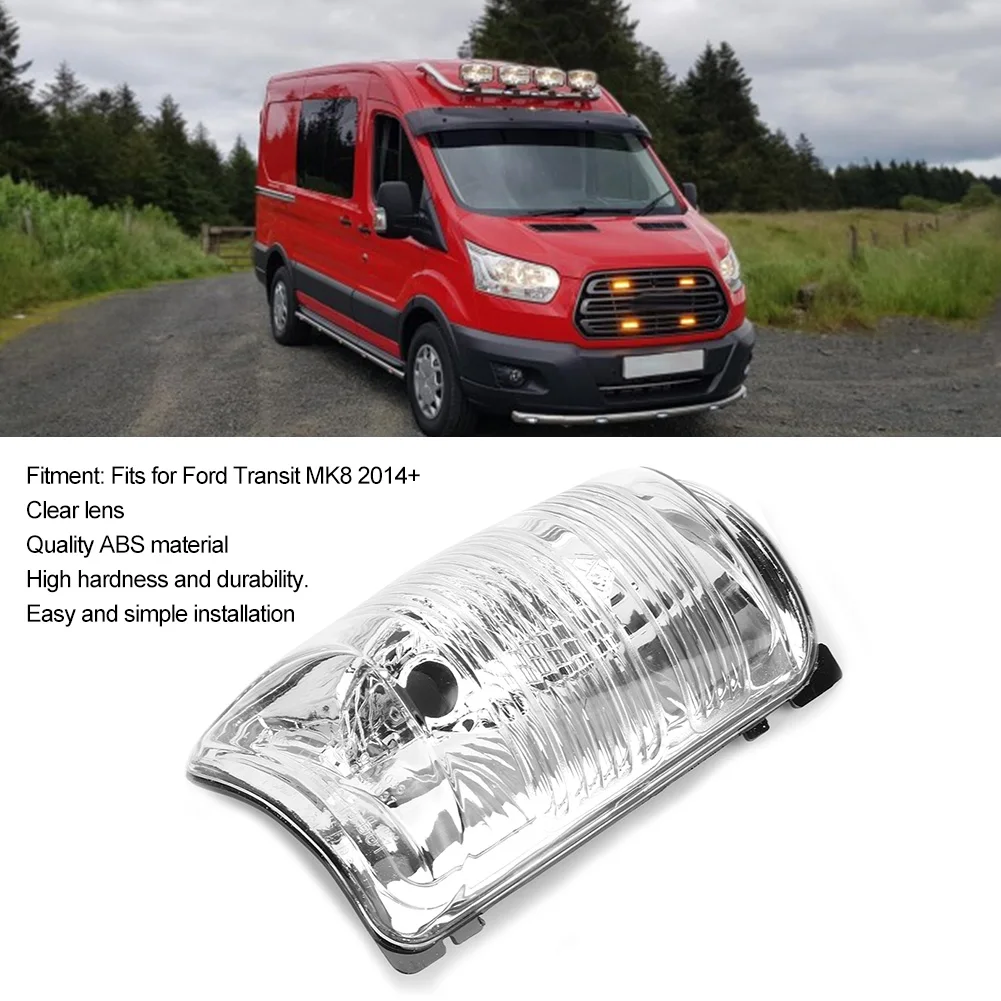 Exterior-Rearview-Door-Wing-Mirror-Indicator-Lens-Clear-Fits-For-Ford ...