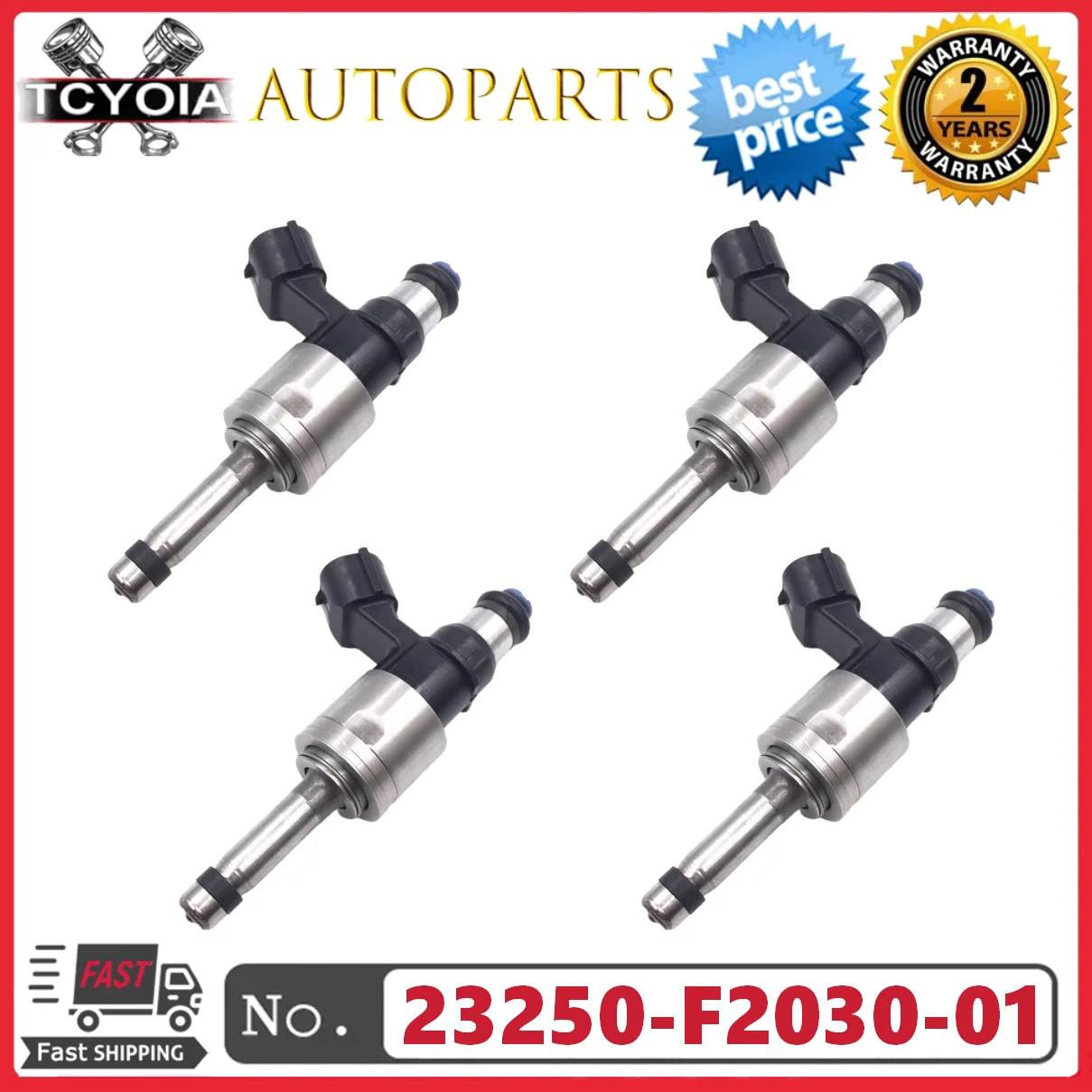 4pcs/lot Auto Parts Fuel Injector Nozzle 23250-F2030-01 23209-F2030-01 ...