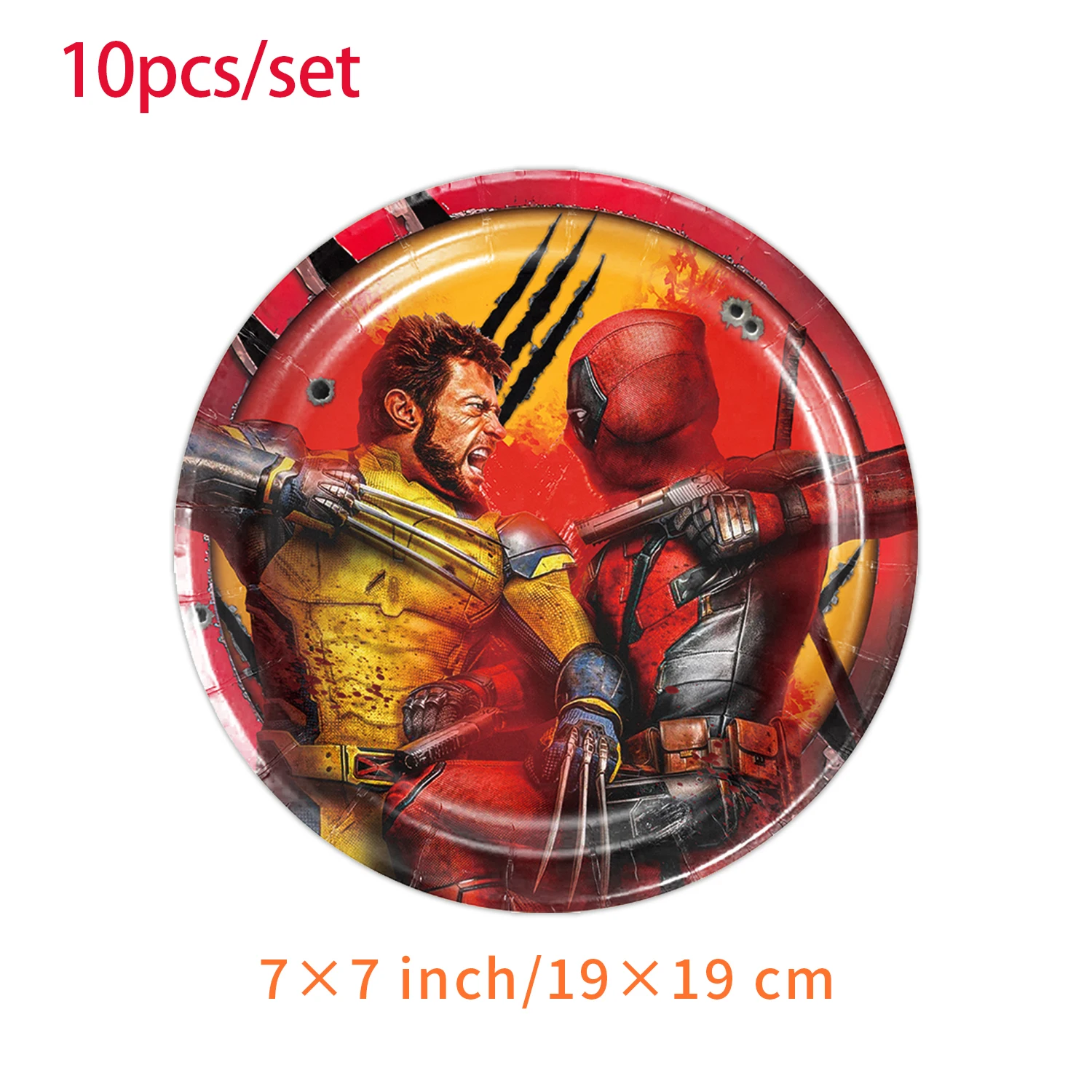 Deadpool And Wolverine Birthday Party Decoration Balloon Tableware ...