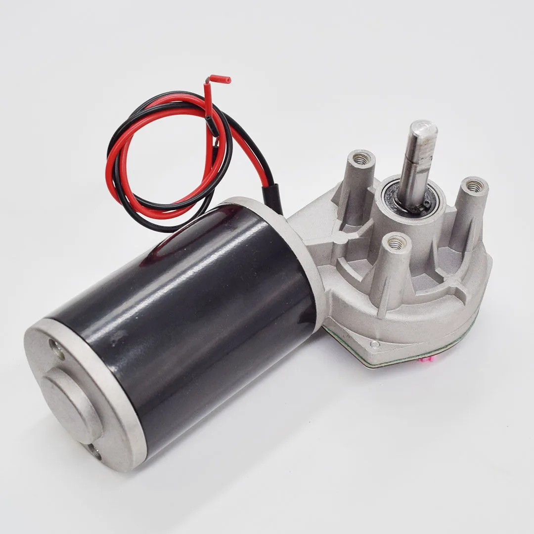 80W 150rpm 280rpm Worm Gear Motor 4.5N.m Garge Door Reducing Rolling ...