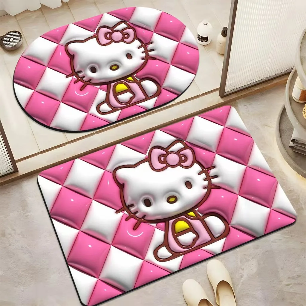 Sanrio-Hello-Kitty-Rug-Diatom-Mud-Absorbent-Floor-Mat-Bathroom-Anti ...