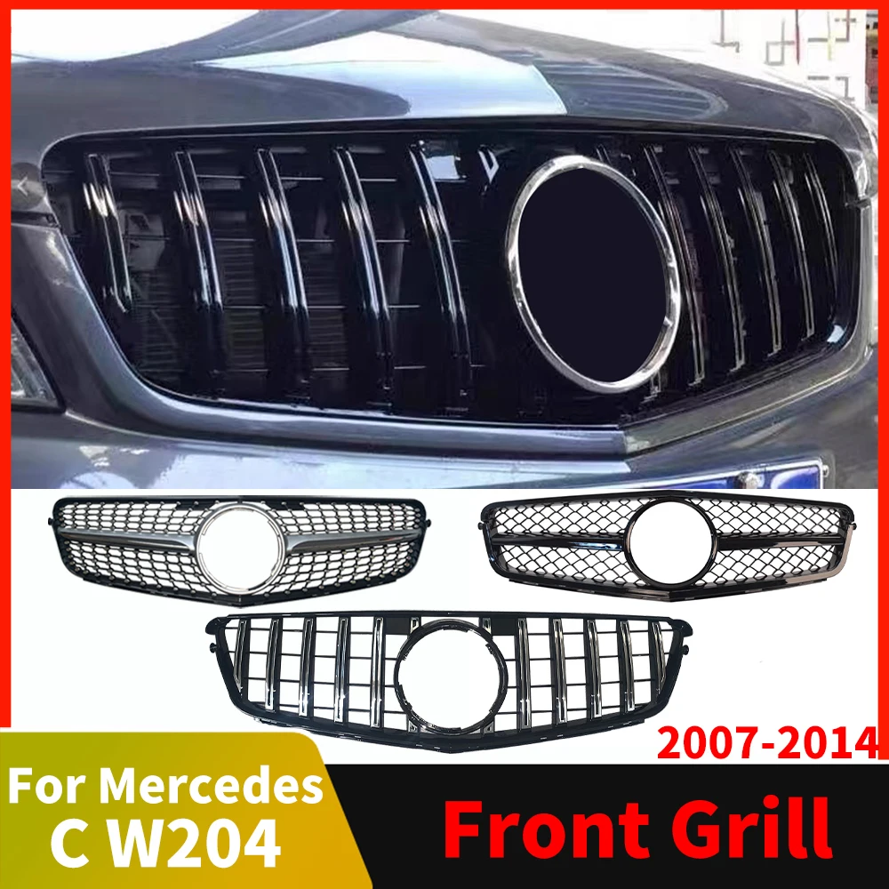 Perfect Match Front Bumper Grille for Mercedes-Benz C-Class W204: A ...