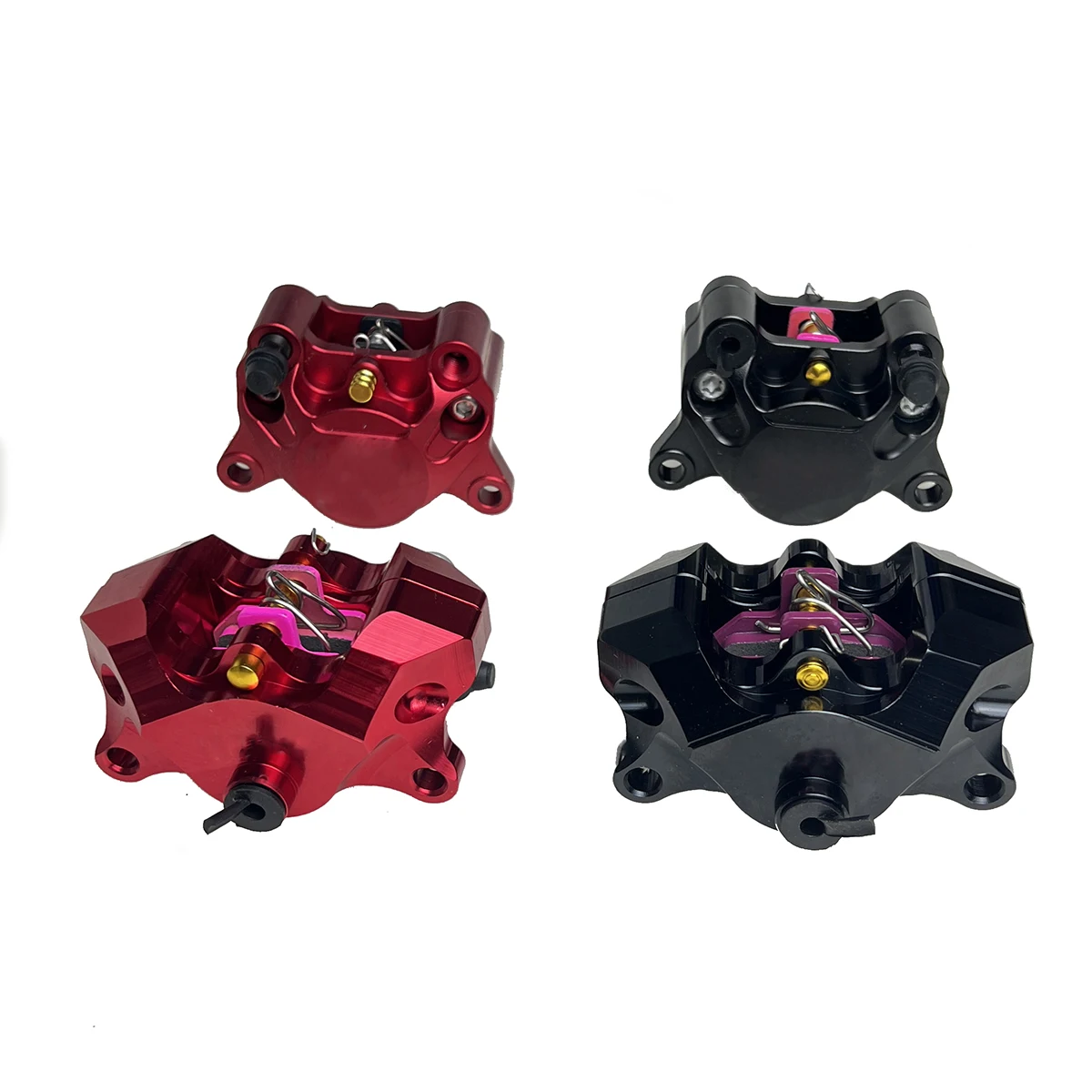 Motorcycles-Plating-Chrome-Hard-oxygen-Brake-Caliper-With-Pads-84mm ...