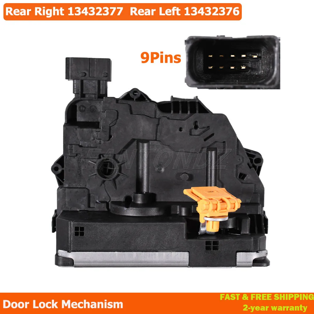 For-GM-Opel-Vauxhall-Meriva-B-2010-2017-RH-LH-Rear-Door-Lock-Mechanism ...