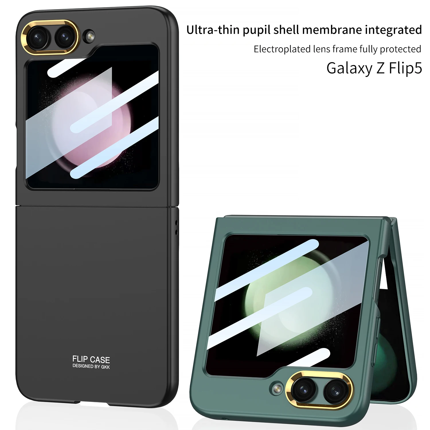 For-Samsung-Galaxy-Z-Flip-5-Case-Ultra-Thin-Skin-Friendly-Matte-Metal ...