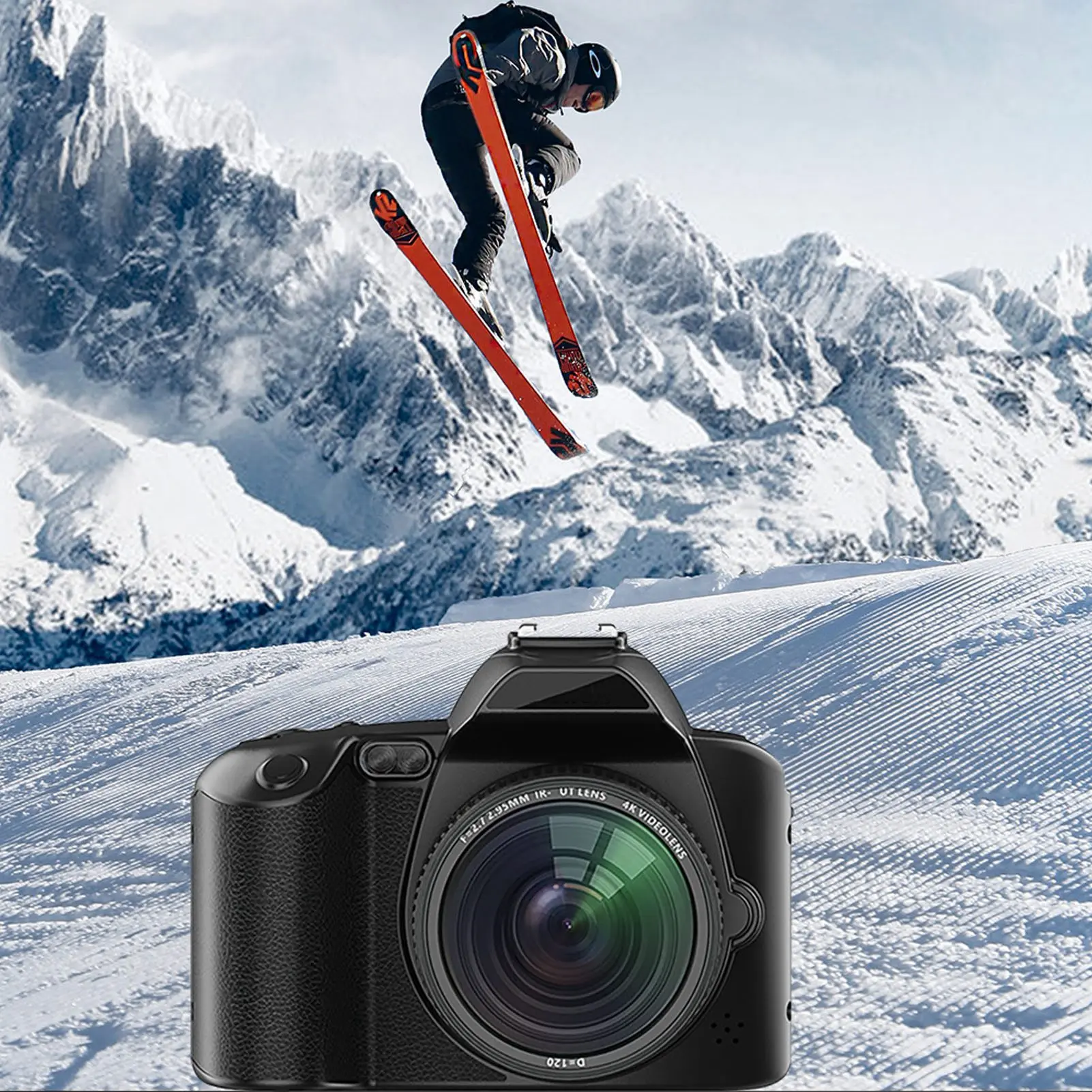 Digital Camera IR Night Vision 4K 64MP WiFi Vlogging Digital Camera 3 ...