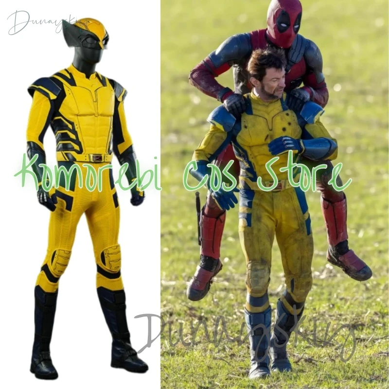 Nueva-pel-cula-Wolverine-Cosplay-disfraz-mono-chaleco-guantes-cintur-n ...