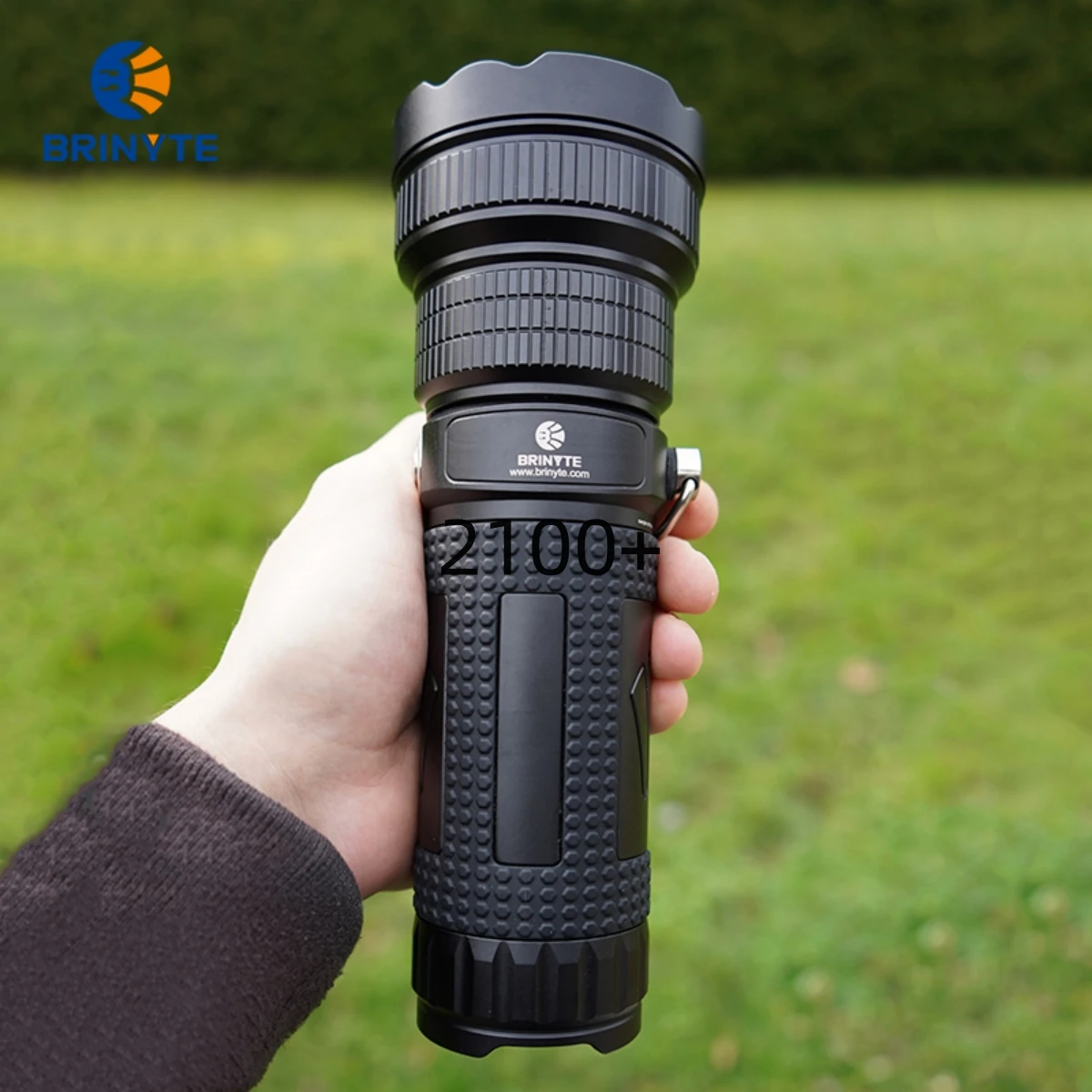 Brinyte SR8 Linterna de alto Lumen Luz de la antorde de gran alcance ...