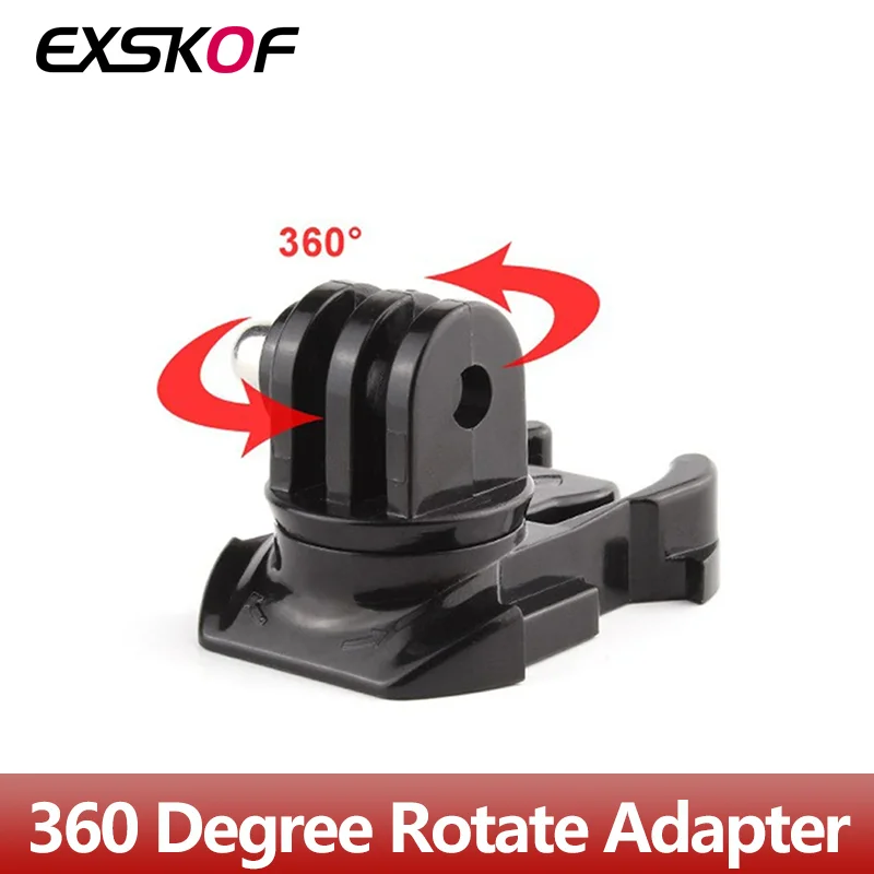 360-Degree-Rotate-Adapter-Swivel-Helmet-Buckle-Holder-Mount-For-GoPro ...