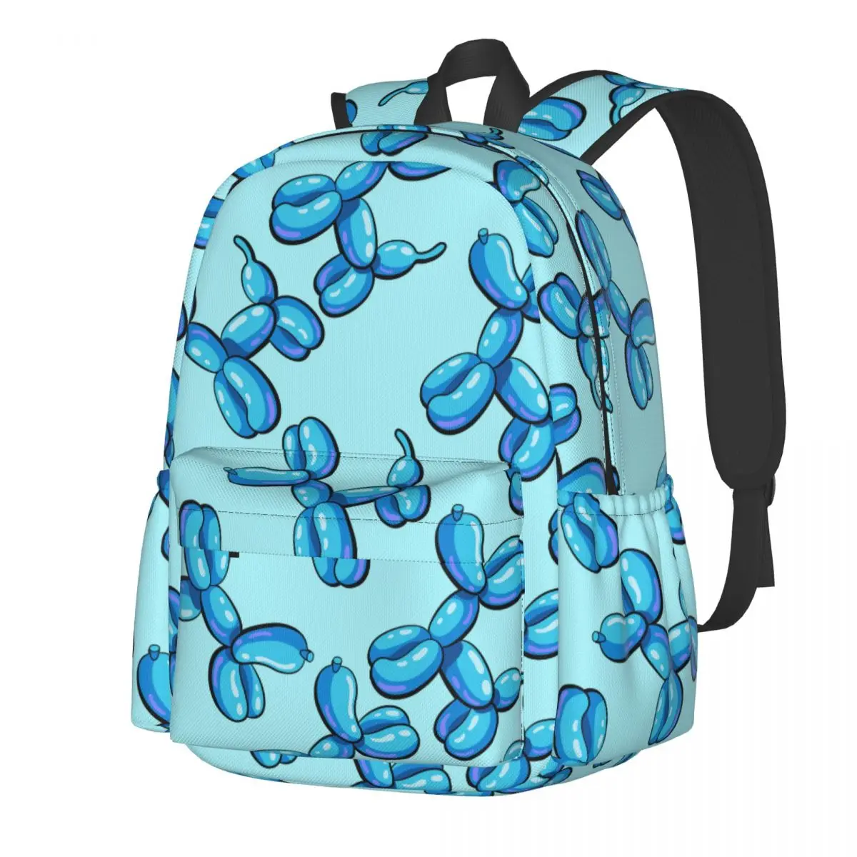 Balloons-Dogs-Doodle-Backpack-Cartoon-Teen-Polyester-Trekking-Backpacks ...