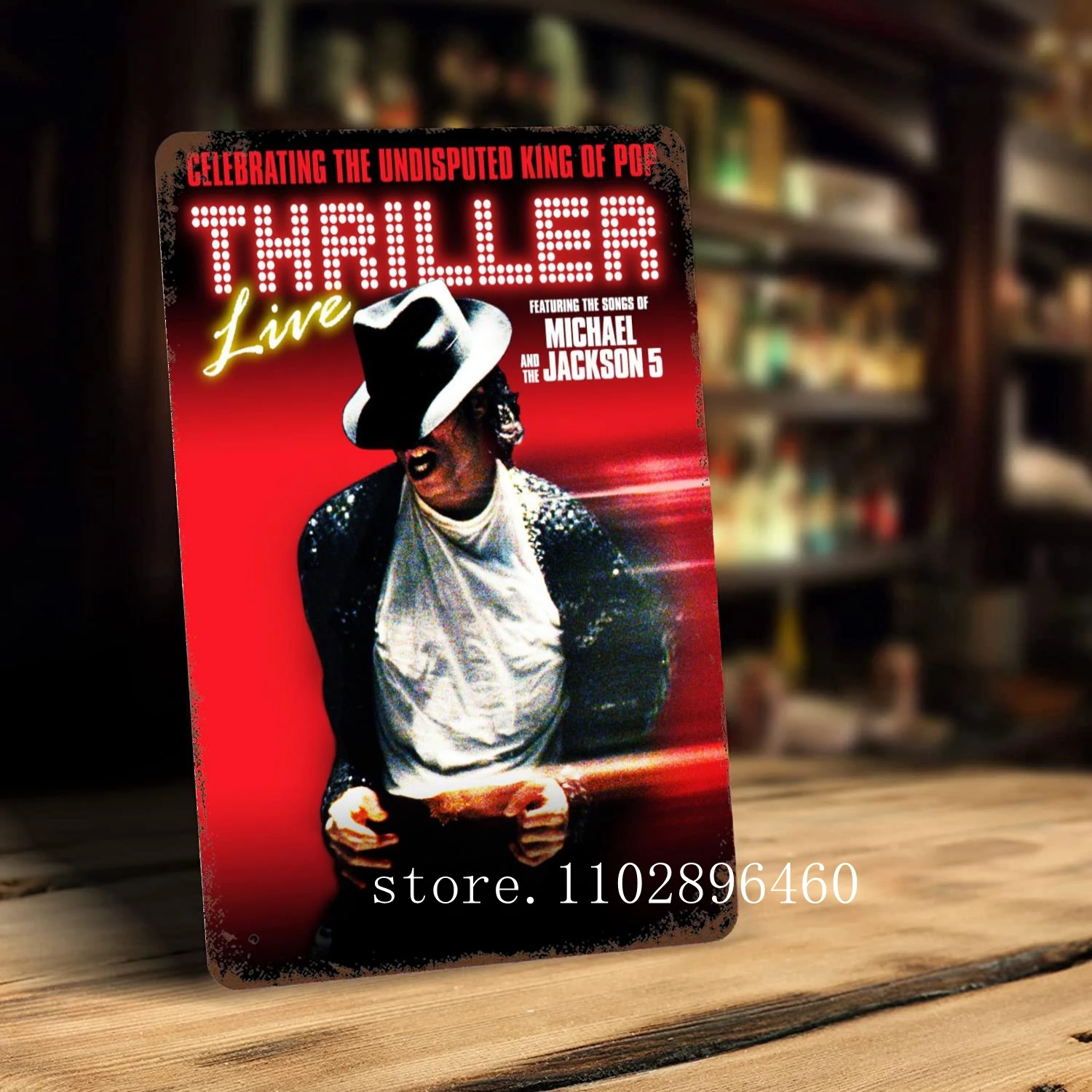 Michael Jackson Thriller Poster Michael Jackson Thriller – Carved