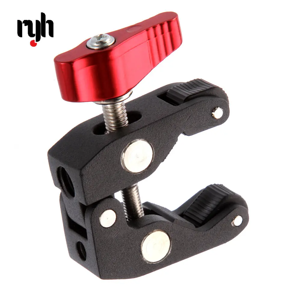 RYH Articulated Arm Crab Claw Super Clamp Clip Holder for Studio Flash ...