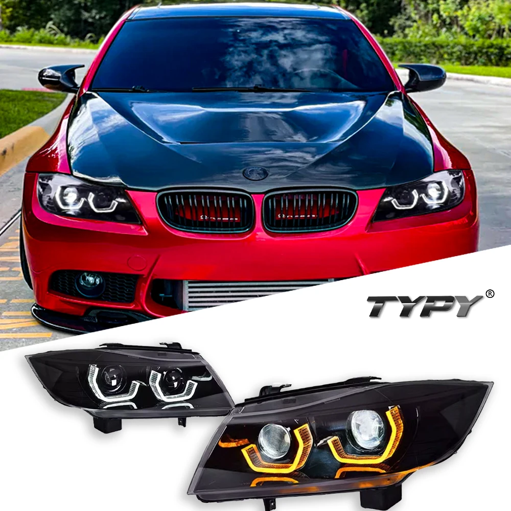 TYPY Car For BMW 3 Series E90 Headlight 2005-2012 Upgrade Modified to ...