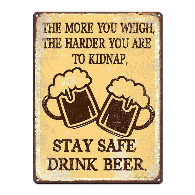 Funny Beer Sign