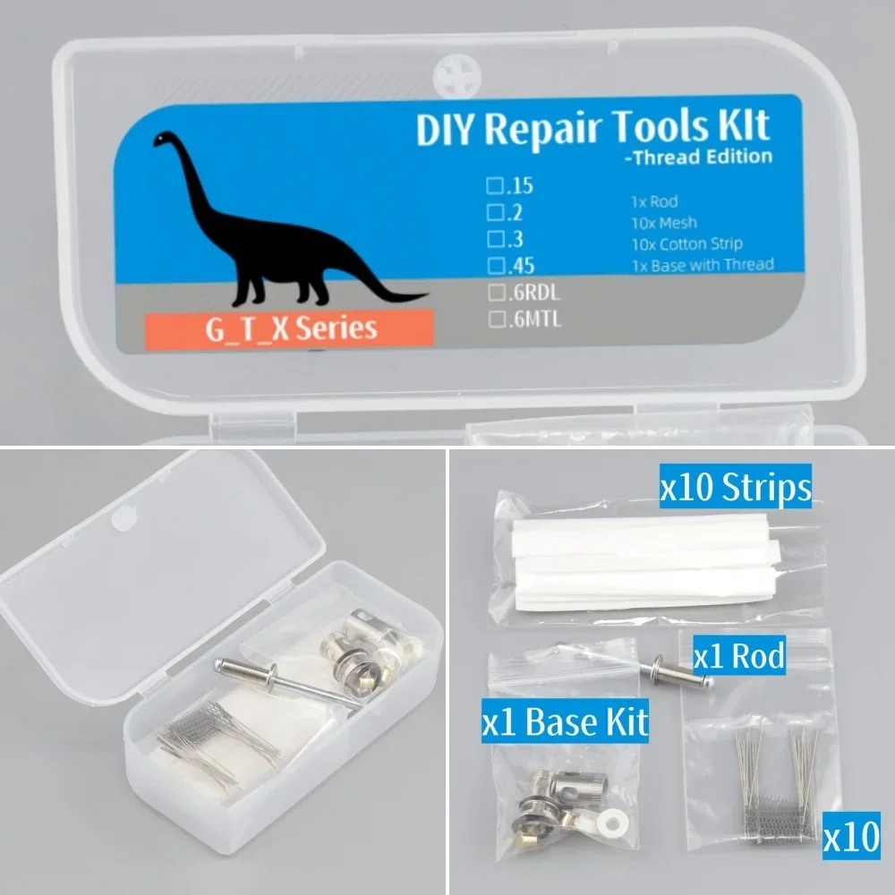 GTX-Compatible-0-15-2-3-45-6-Ohm-Recyclable-Repair-Tools-Kit-Threading ...