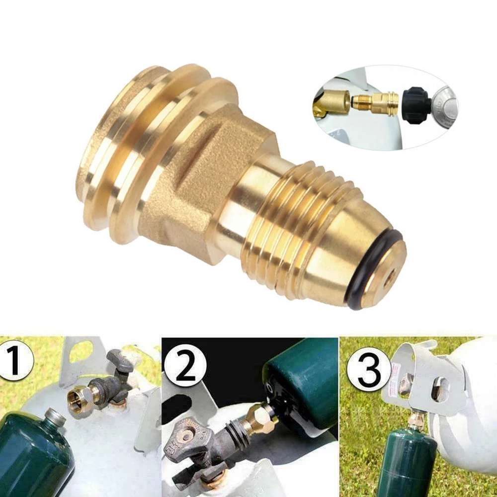 Propane-LP-TANK-POL-Service-Valve-to-QCC-Outlet-Brass-Adapter-Part ...