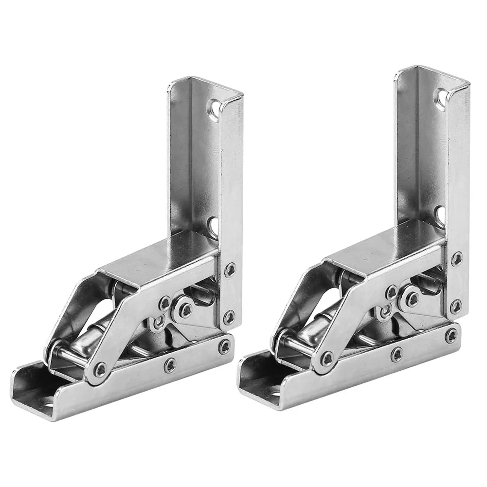 2Pcs-90-Degree-Self-Locking-Folding-Hinge-Table-Legs-Bracket-Chair-Fold ...