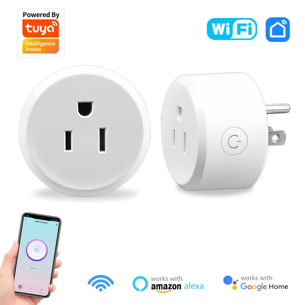 Tuya-Wifi-US-Socket-Smart-Plug-10A-Mobile-Phone-Remote-Voice-Control ...