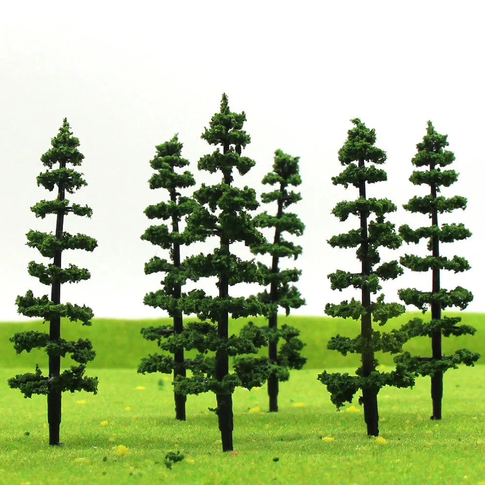 80pcs-Model-Railway-Layout-HO-Scale-1-87-Tower-Green-Trees-70mm-TC70.jpg
