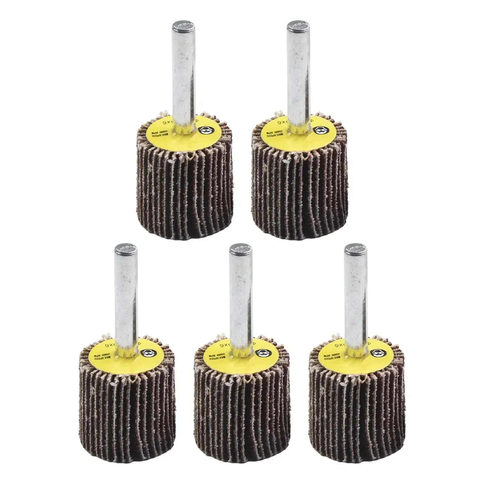 5pcs 16-40mm 80Grit Sanding Flap Wheel Disc Abrasive Grinding Wheel ...