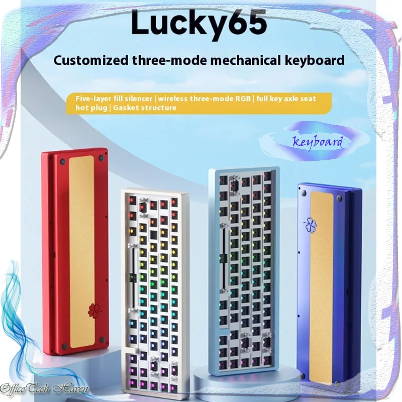 Weikav-Lucky-65keys-Sugar65-V2-Lucky65-Rgb-Bluetooth-2-4g-Wired-Custom ...