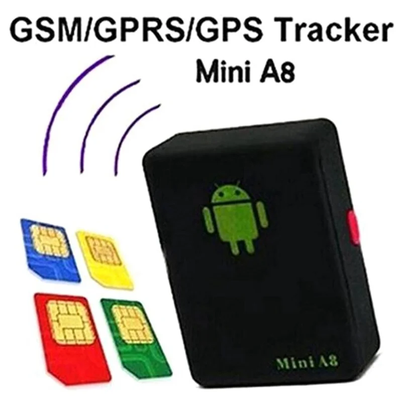 2 PCS With Sos Button Tracker Smart Mini A8 Gsm/Gprs/Lbs Tracker ...