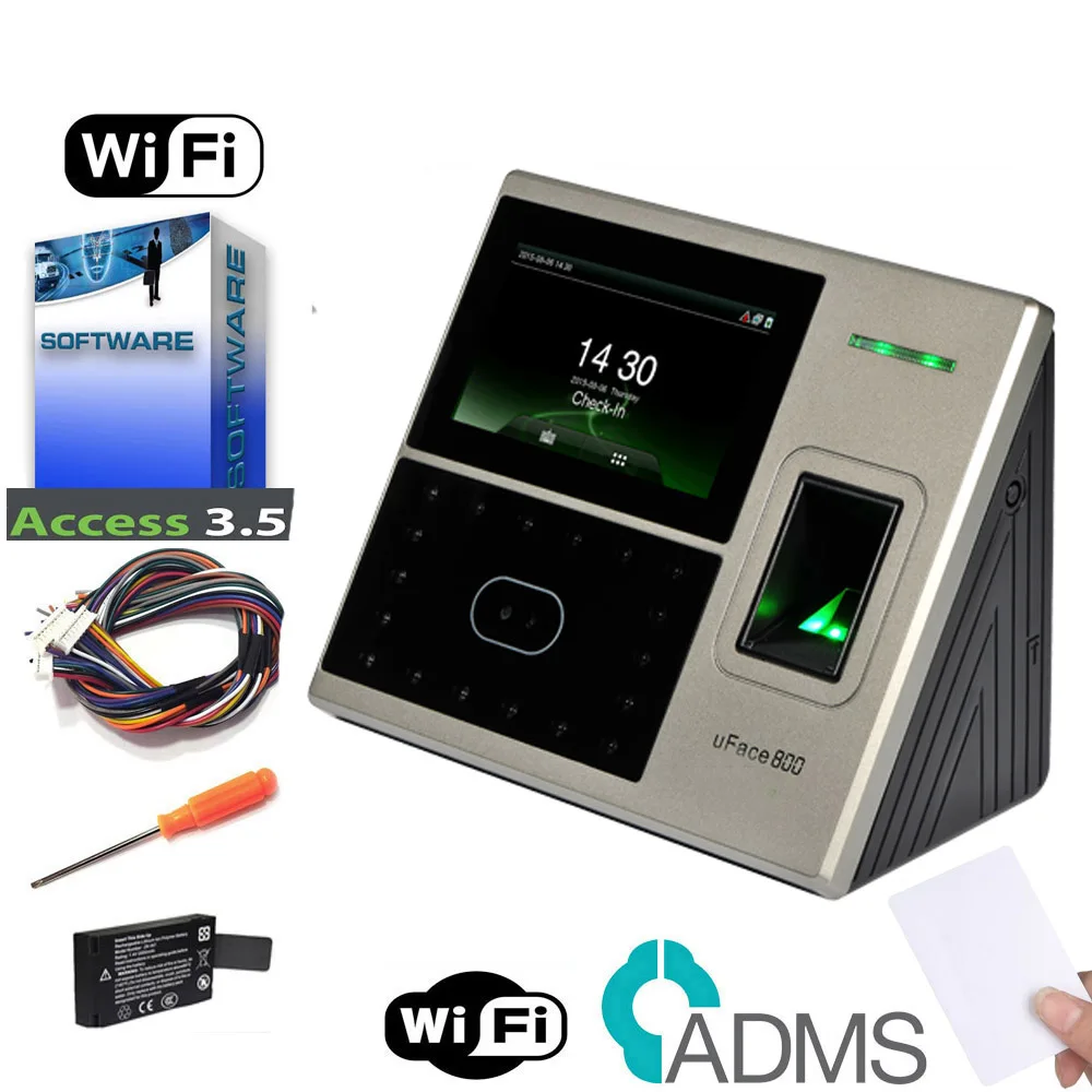 Uface800-Iface800TCP-IP-Biometric-Fingerprint-Face-Facial-Time ...