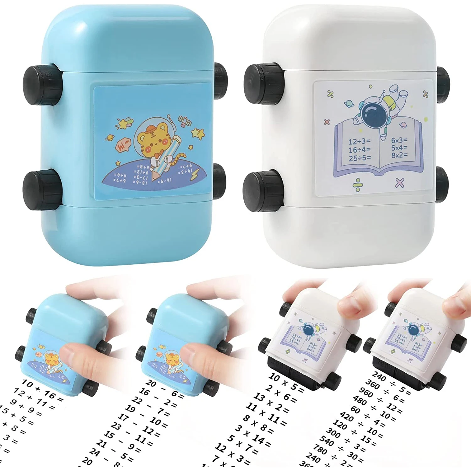 Smart-Roller-Stamps-2-in-1-Math-Stamp-Addition-Subtraction-Practice ...