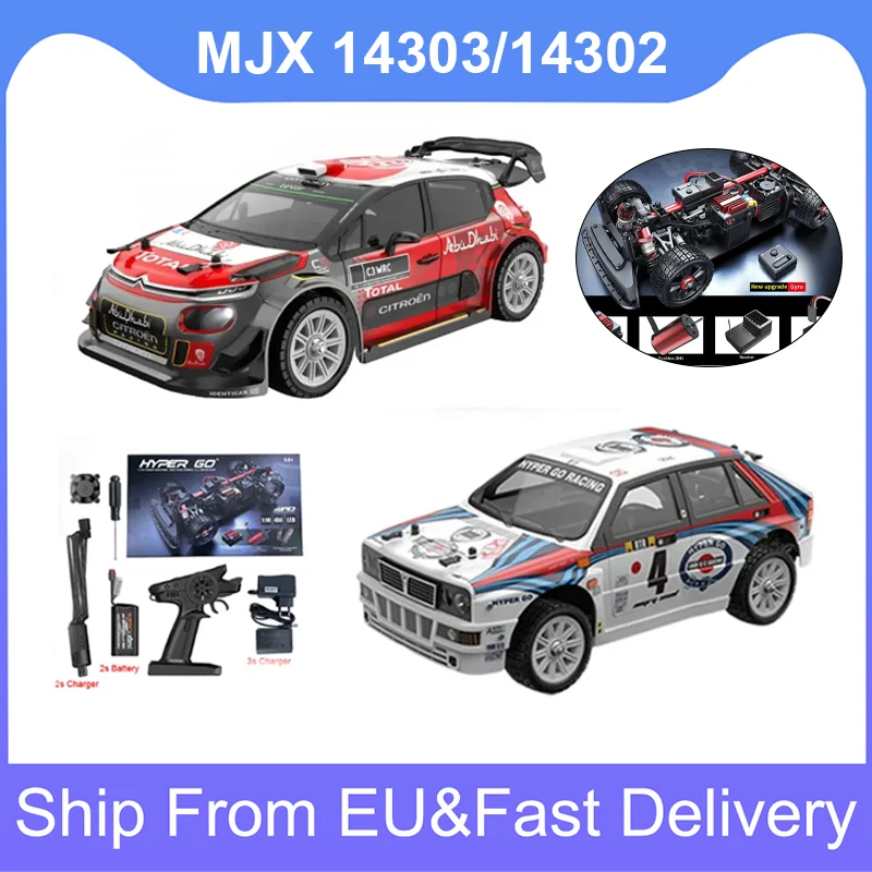 MJX 14301 14302 14303 Hyper Go 1/14 RC Car Brushless 2.4G Remote Control Off-road Racing High ...