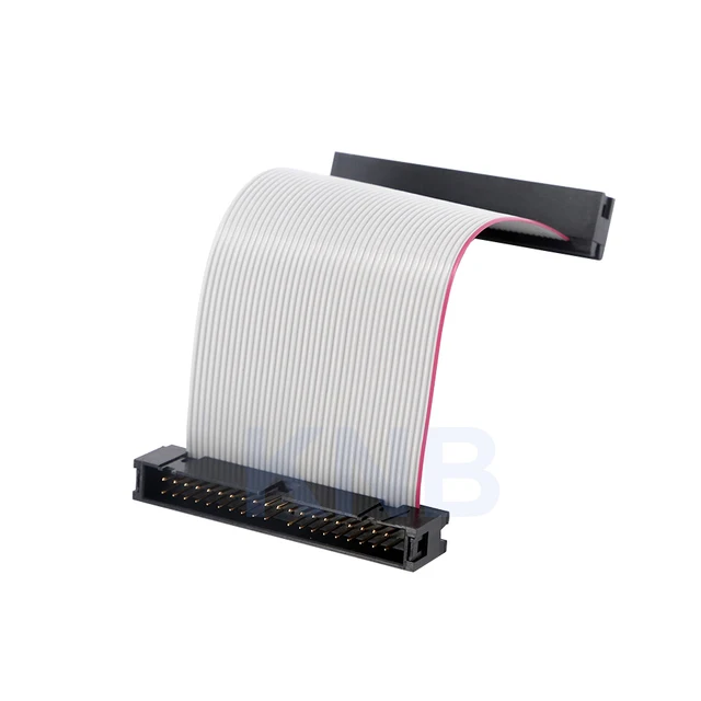 40 Pin Male to Male IDE Hard Drive PATA HDD Extension Cable Flat Ribbon ...