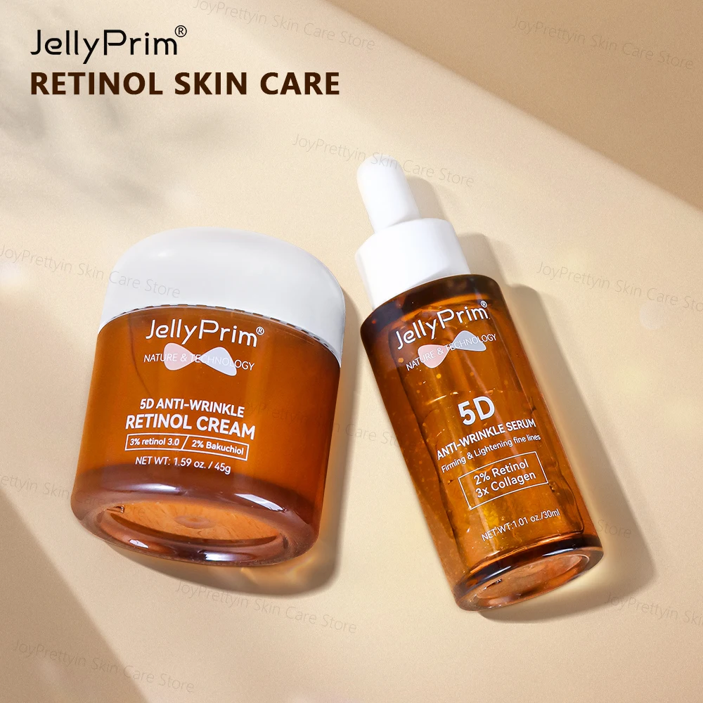 Retinol-Cream-Serum-Kits-Skin-Care-Anti-Wrinkle-Aging-Facial-Lifting ...