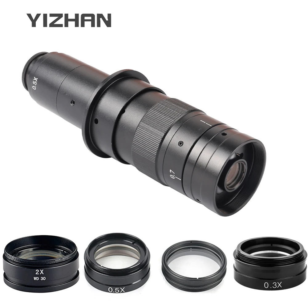 0-5X-2-0X-0-3X-Auxiliary-Barlow-Objective-Glass-Lens-For-180X-300X-C ...