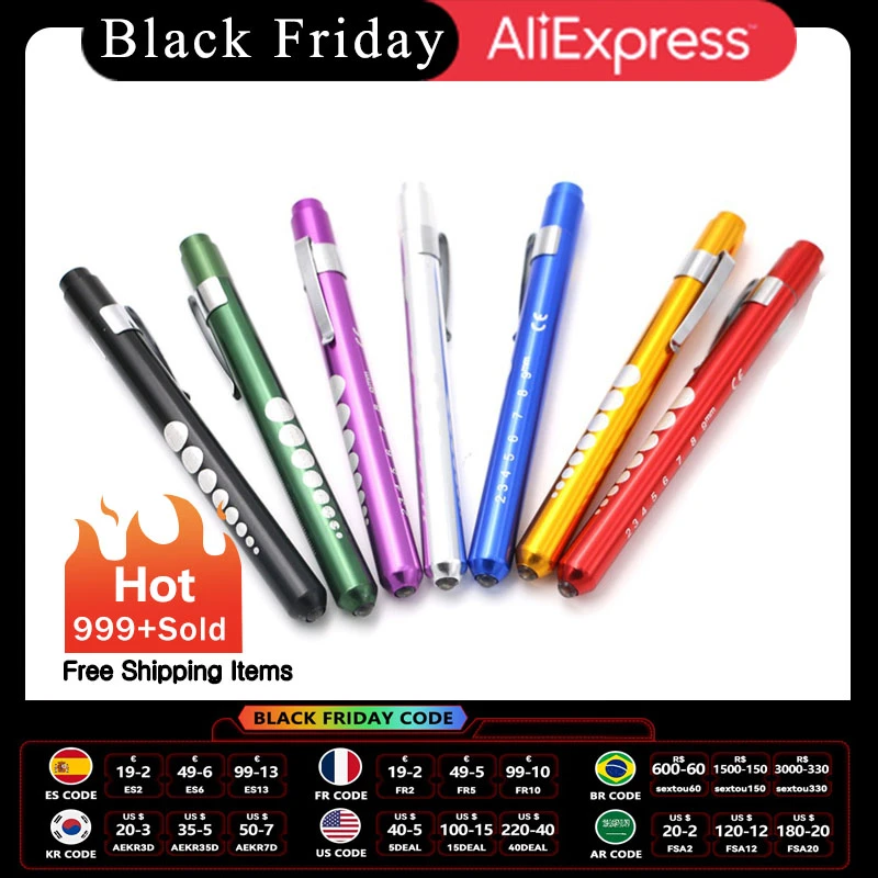 Party Lighting Decoration Medical Pen First Aid Led Pen Light Work ...