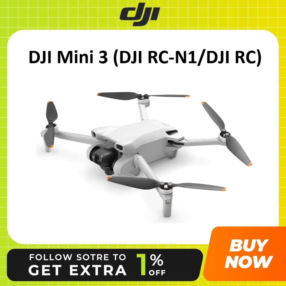 DJI-Mini-3-Lightweight-Mini-Camera-4K-HDR-Video-38min-Flight-Time-True ...