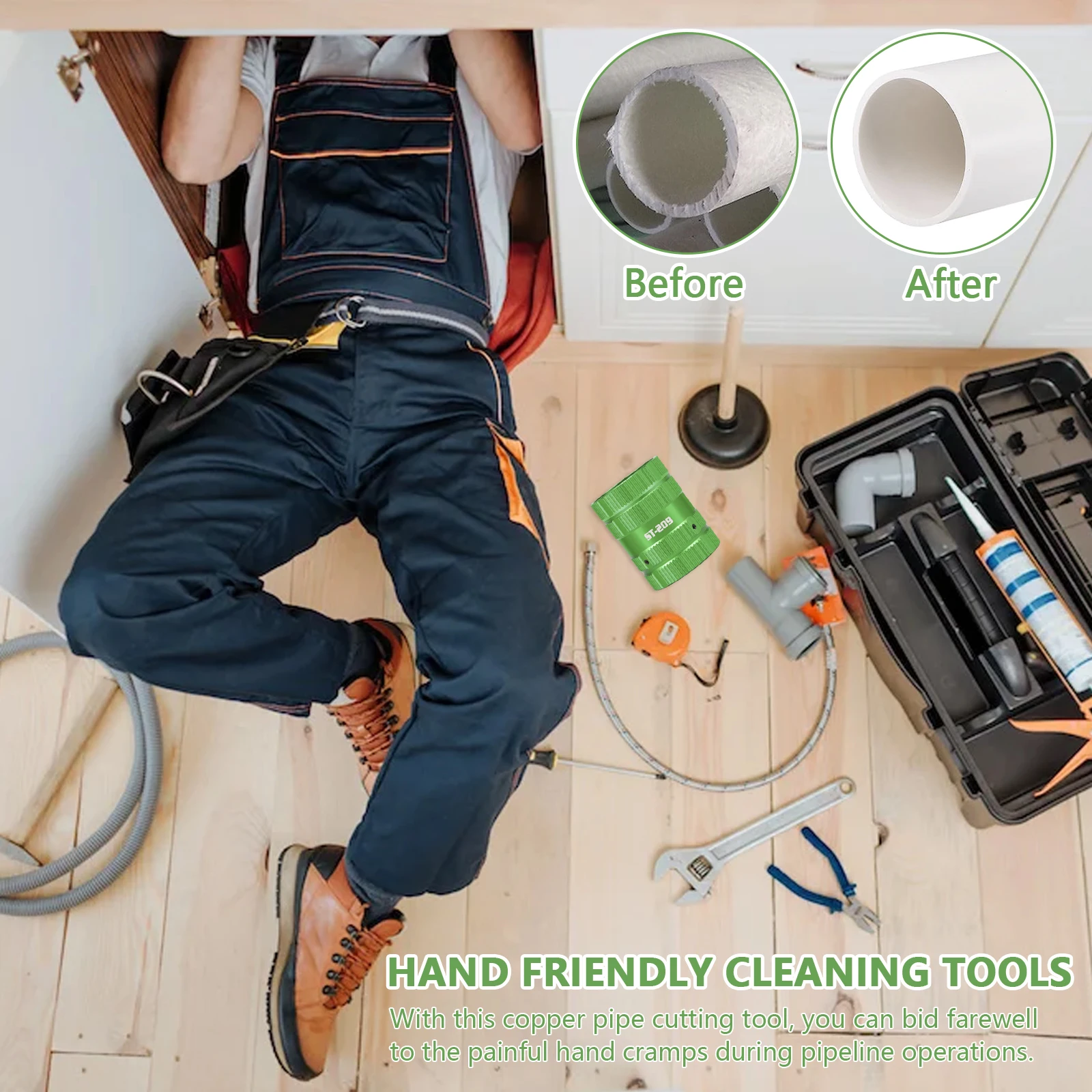 Plumbing Tools Pvc Pipe Chamfer Tool 2 In 1 Inner Outer PVC , Pipe ...