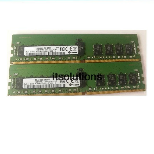 Lot Of 50x Samsung 16GB 1Rx4 PC4-2666V-R DDR4 ECC REG RDIMM, 56% OFF