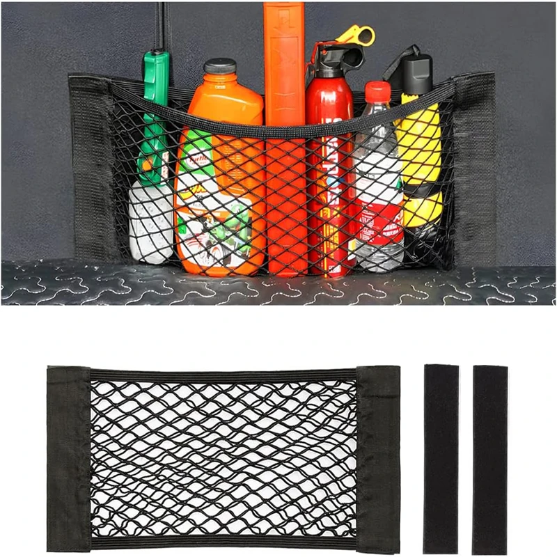 Car-Back-Rear-Trunk-Seat-Elastic-String-Net-Magic-Sticker-Storage-Box ...