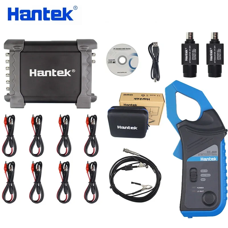 Hantek-1008C-8ch-Oscilloscope-With-HT25-HT201-CC-65-USB-PC-Storage ...