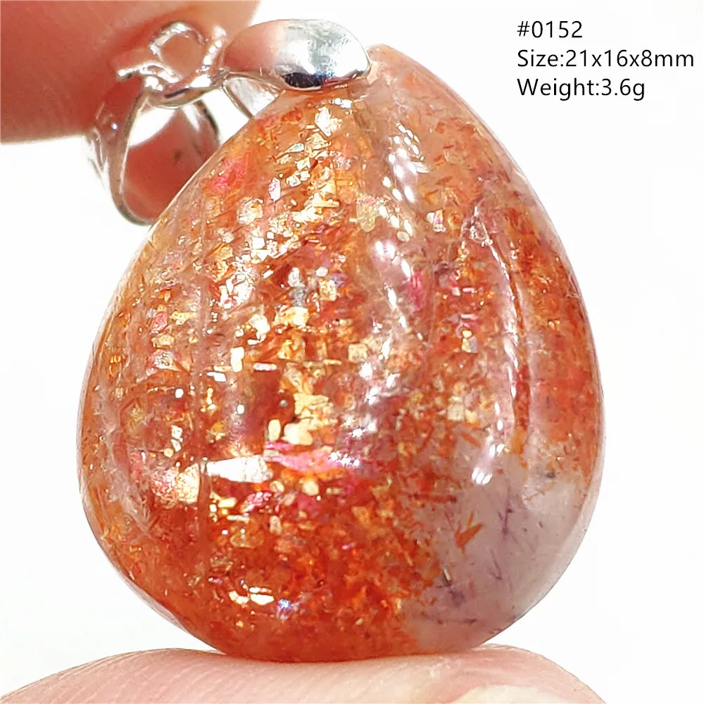 Natural-Gold-Strawberry-Quartz-Pendant-Jewelry-Beryl-Orange-Sunstone ...