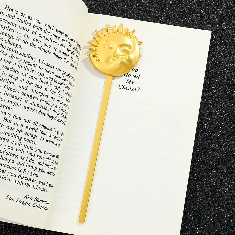 Sun-Moon-Hot-Kiss-Bookmarks-Book-Clip-Pages-Metal-Bookmarks-for-Book ...