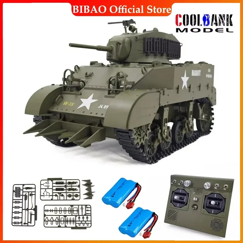 COOLBANK-MODEL-RC-Tank-1-16-USA-Stuart-M5A1-Isoscale-Simulation-Model ...