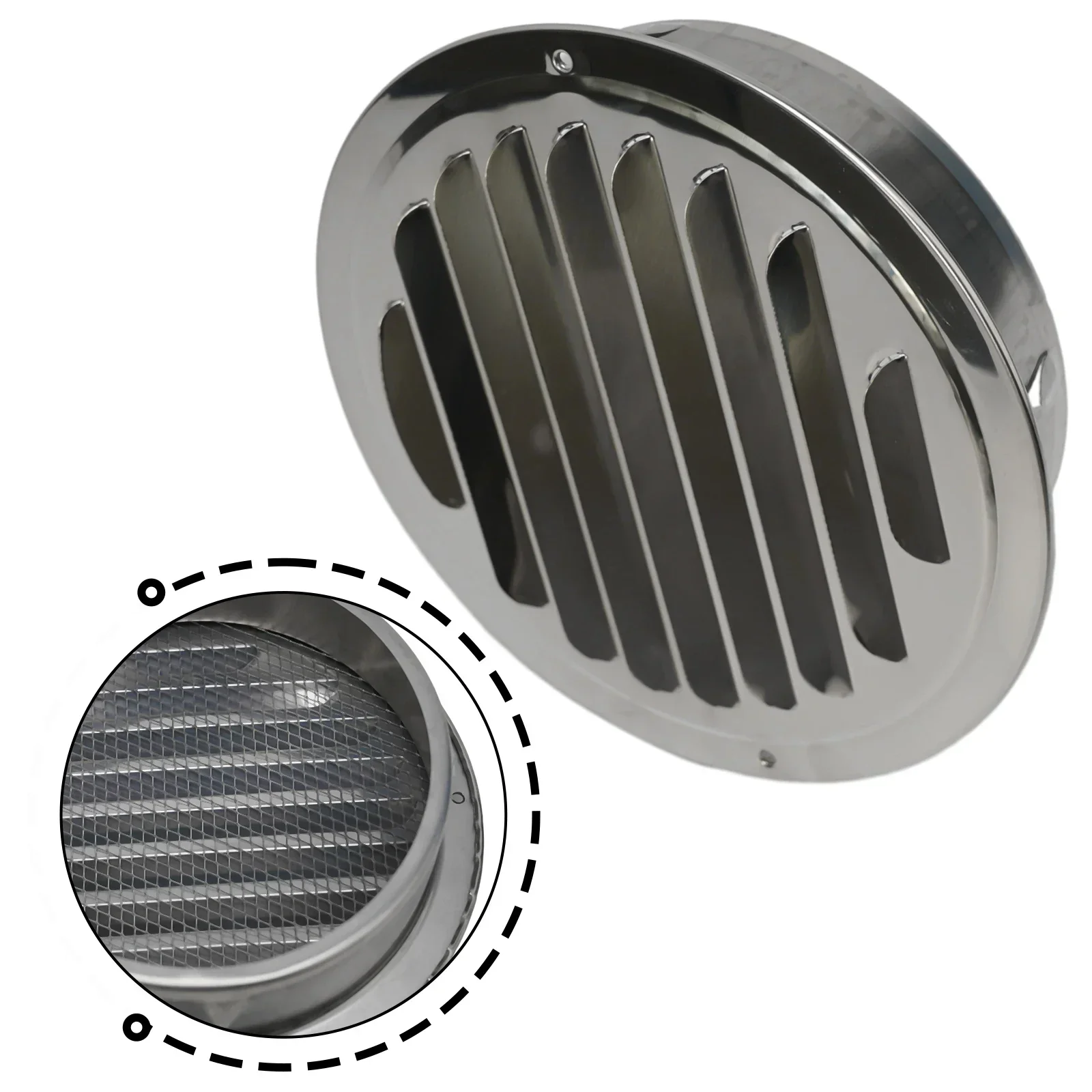 70-300mm-Round-Stainless-Steel-Vent-Grille-Exterior-Wall-Duct ...