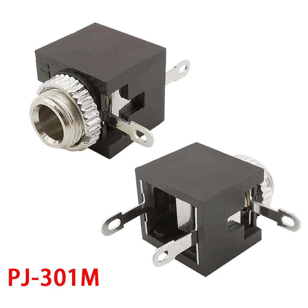 2/5/10pcs Pj-301m Headset Socket 3.5mm 3pin Female Audio Connectors ...
