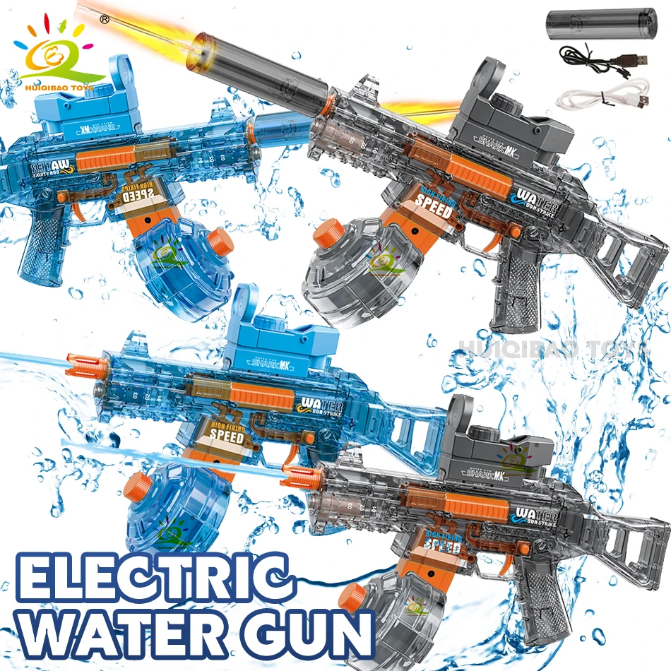 HUIQIBAO-2024-Summer-Automatic-Electric-UMP45-Submachine-Water-Gun ...