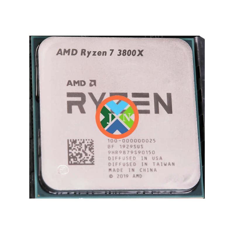 Used AMD Ryzen 7 3800X R7 3800X 3.9 GHz Eight-Core Sixteen-Thread CPU ...