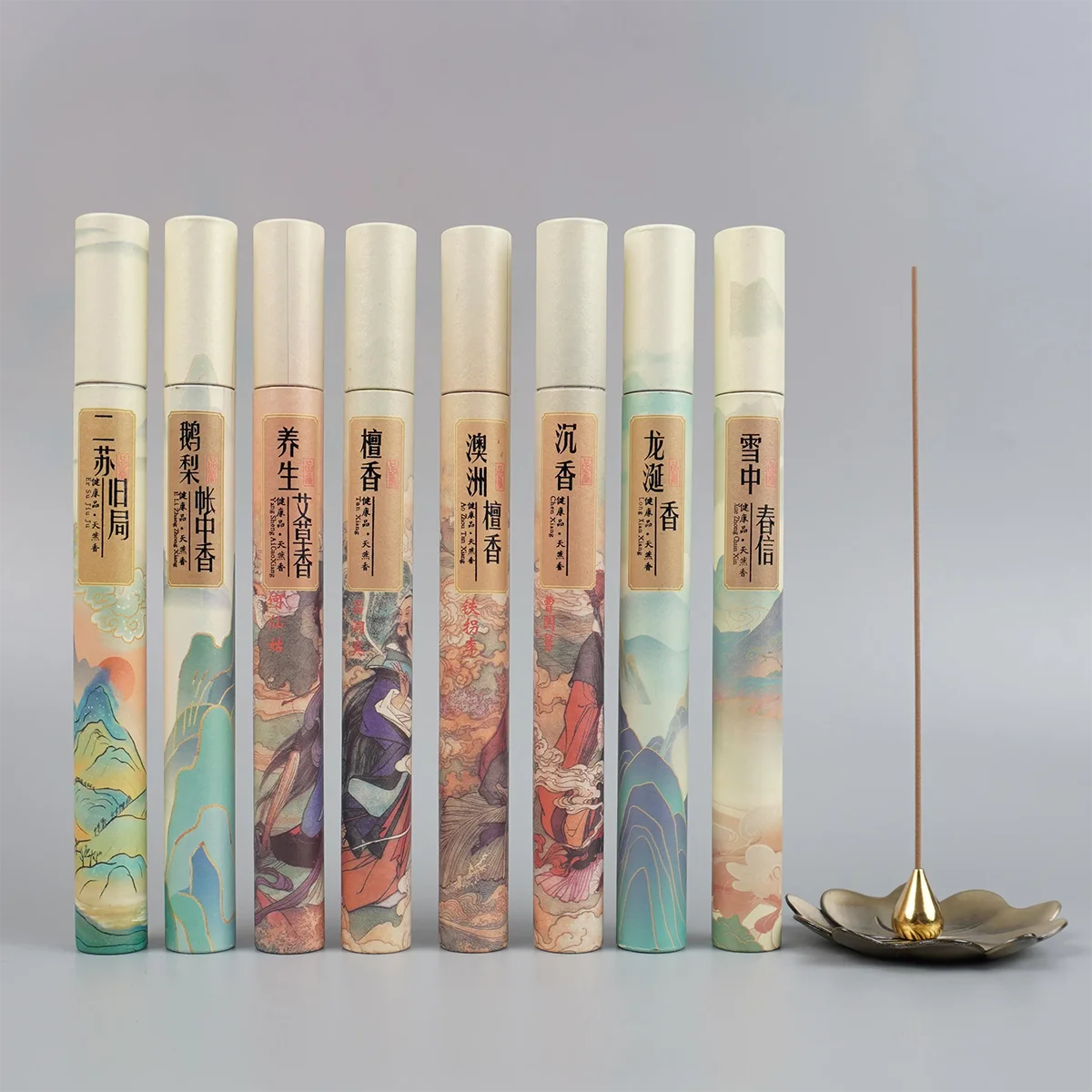 25g/40Pcs Natural Sandalwood Incense Sleep Chinese Home Incense Stick ...
