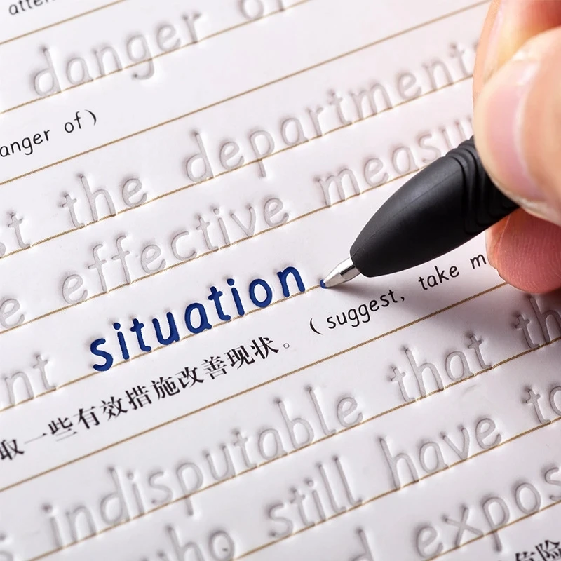 Hengshui-Calligraphy-3D-Reusable-English-Groove-Copybook-For ...