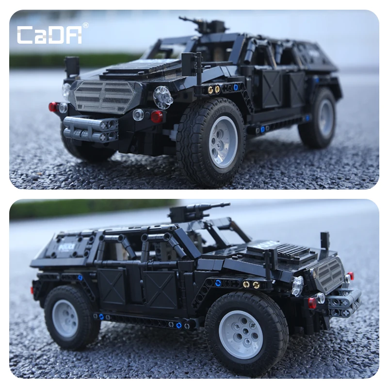 Cada 561pcs Technical Suv Police Vehicle Trucks Pickup Bricks City Off ...