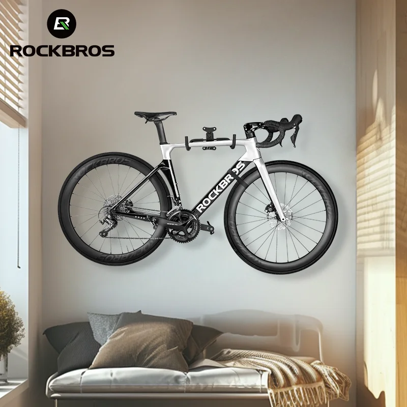 ROCKBROS 700BR Bike Rack Wall Mount Garage Home Adjustable Bicyle Rack ...