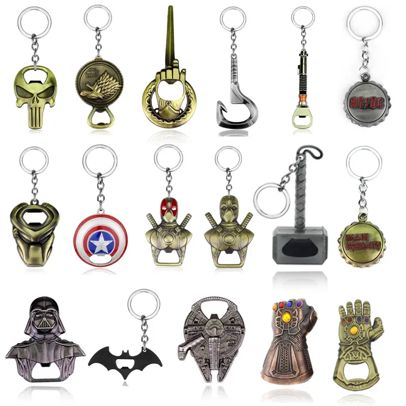 Disney-Super-Hero-Marvel-Keychain-Toy-Avengers-Iron-Man-Spiderman-Hulk ...